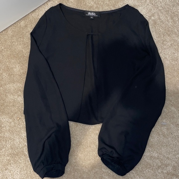 Lulus | Tops | Lulus Open Front Blouse | Poshmark